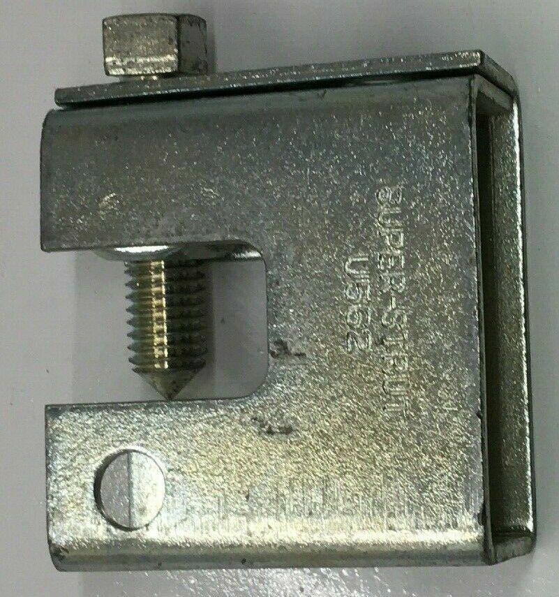 U562 S-STRUT 1/2-INCH ROD GOLD GALVANIZED FINISH STEEL BEAM CLAMP | eBay