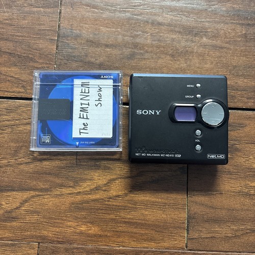 VTG Sony NET MD Walkman MZ-NE410 Portable Mini Disc MiniDisc Player ...