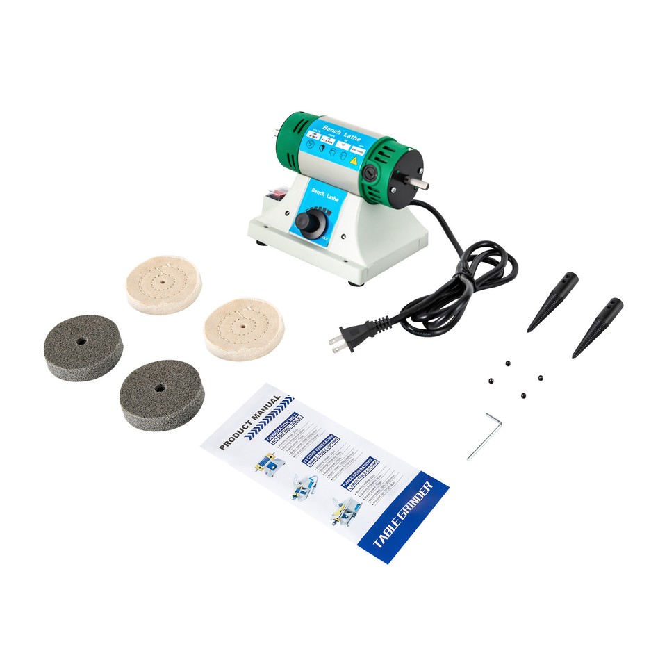 Portable Jewelry Polisher Bench Grinder Watch Gem Buffing Machine ...