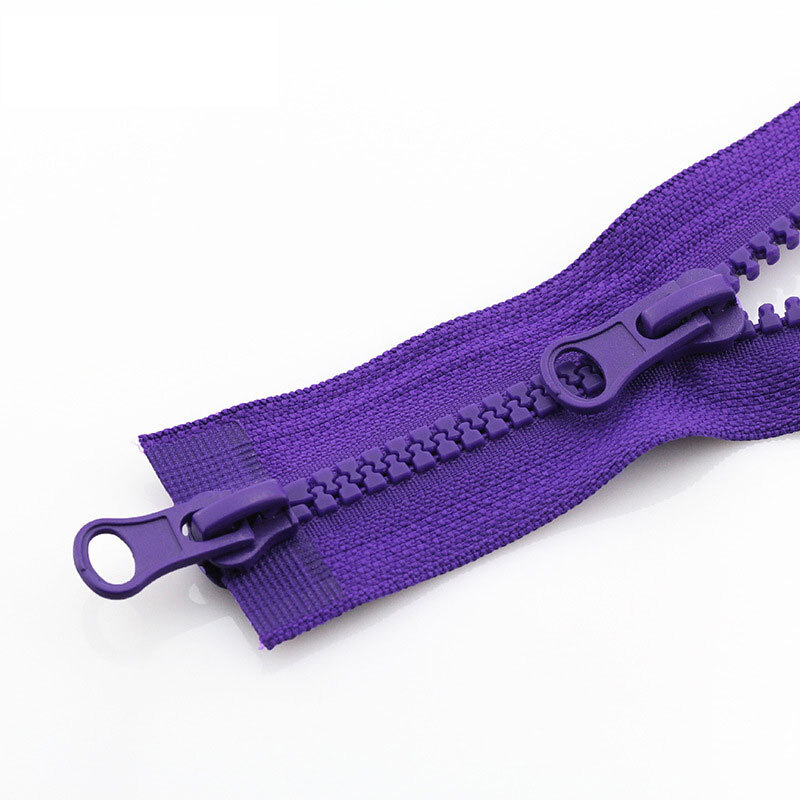 Long Open Ended Chunky Zip Plastic Teeth Nylon Zip Tailor Sewing Crafts ...