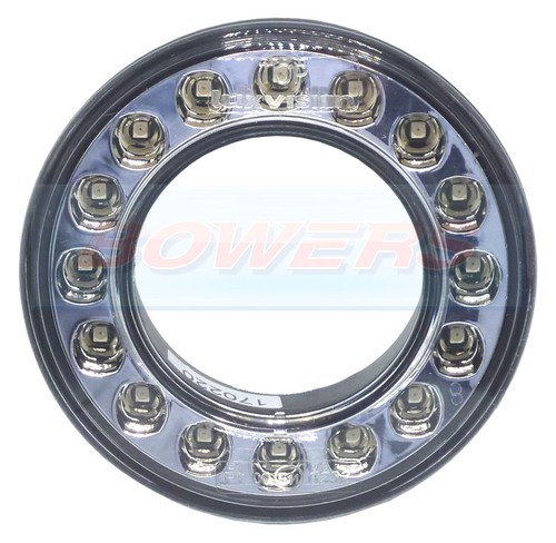 98mm ROUND LED REAR FOG LIGHT OUTER RING FOR 55mm COMBINABLE REAR ...