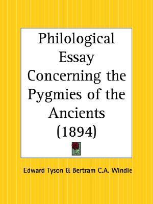 Philological Essay Concerning the Pygmie by Edward Tyson (2003, Trade Paperback) for sale online ...