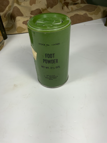2 1/2 oz. US Army Foot Powder- Stock No. 1245800 #1 | eBay