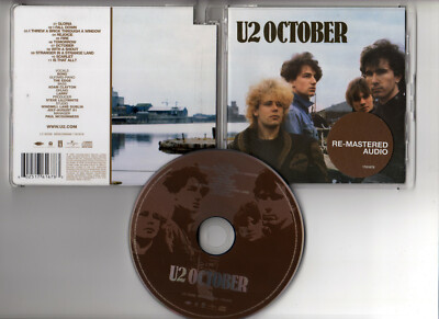 U2 "october" (CD) re-mastered audio 1990-2008 | eBay