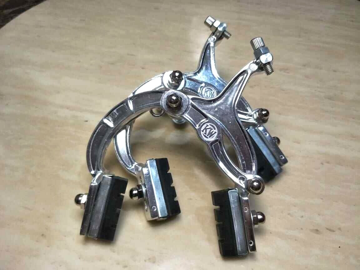 BMX KW BRAKE OLD SCHOOL STYLE CALIPERS ALLOY silver VINTAGE | eBay