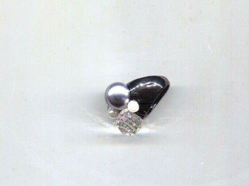 Kenneth Lane crystal pearl ball,s ring | eBay
