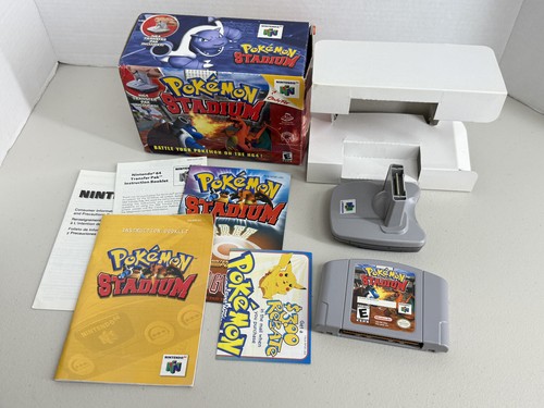 Pokemon Stadium (Nintendo 64 N64) Complete w/Transfer Pak Authentic | eBay