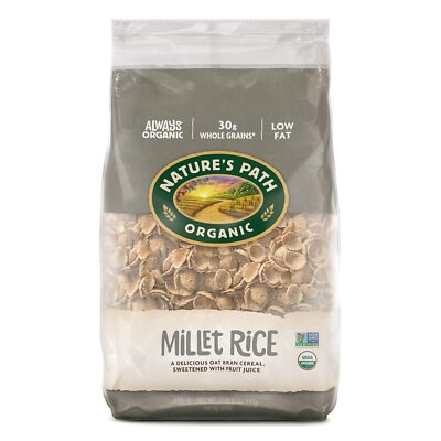 Nature'S Path Organic Millet Rice Oat Bran Flakes Cereal 32 Oz | eBay