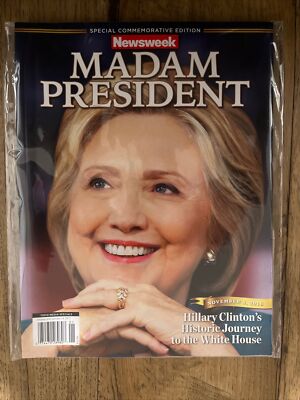 Newsweek Magazine Hillary Clinton MADAM PRESIDENT Recalled ...