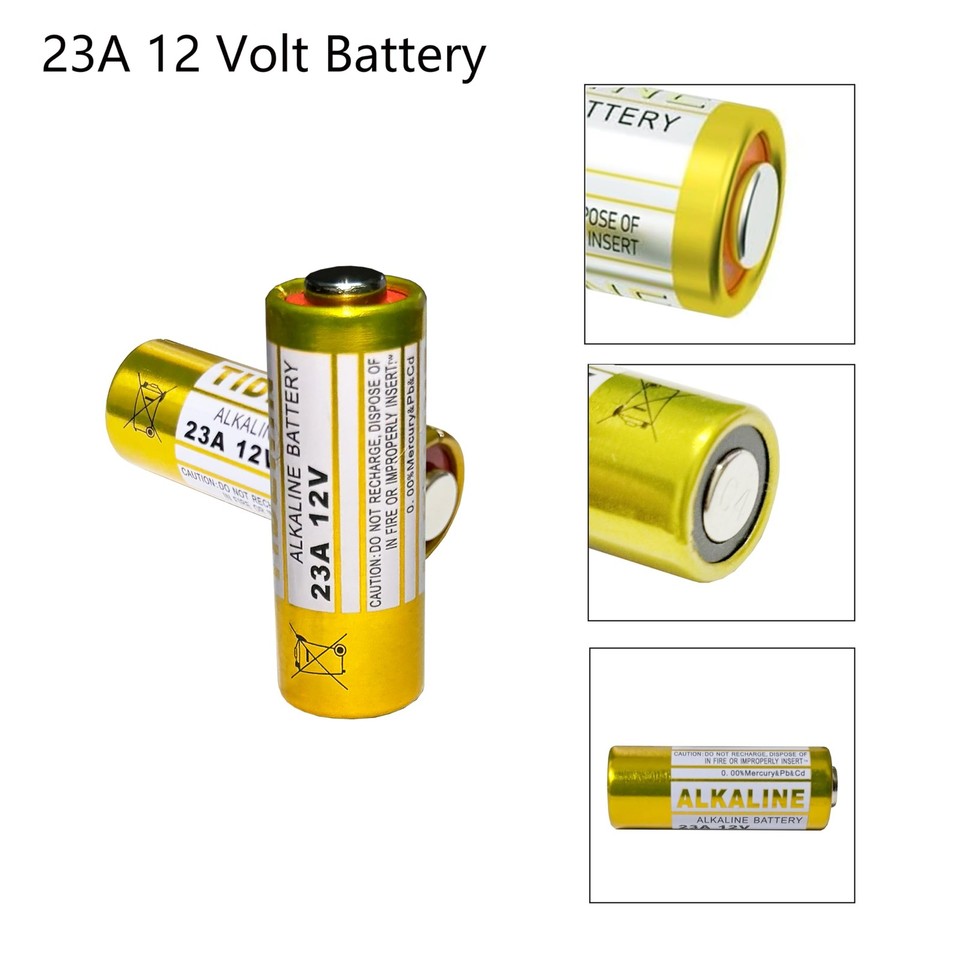 23A 12 Volt Battery A23 Battery- Long Lasting 23A 12V Batteries (5 Pack) | eBay