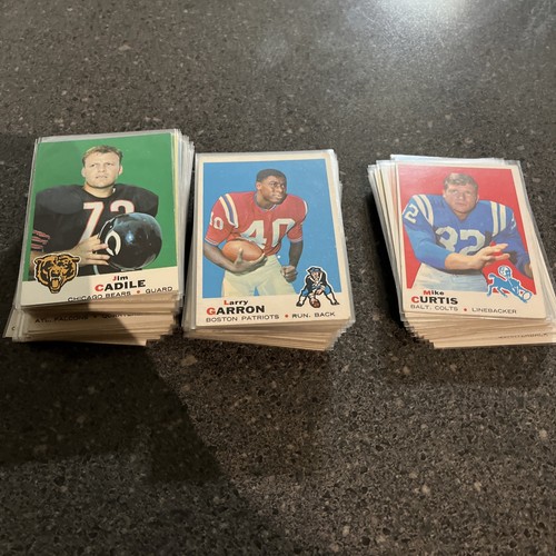 1969 TOPPS FOOTBALL LOT (123 Cards). Mostly EX W/HOFers & Stars | eBay