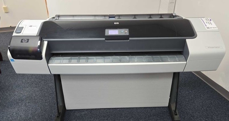 HP Designjet " T1100 " wide format printer plotter guaranteed T1200 ps ...