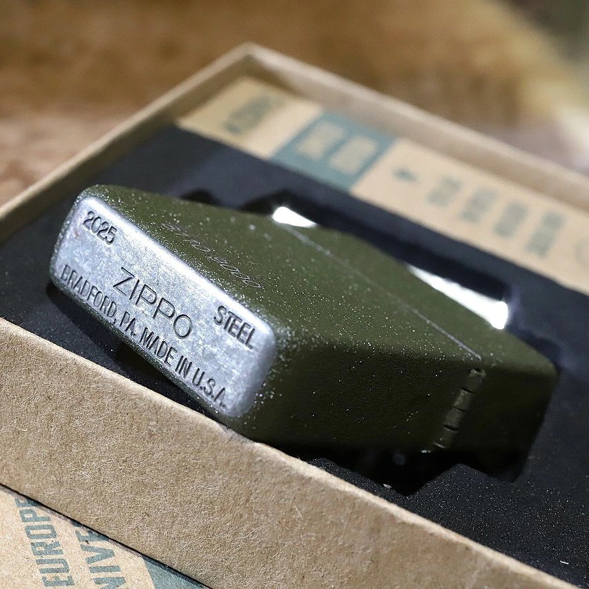 Limited ZIPPO 80th Anniversary of the War STEEL Model Special Package ...