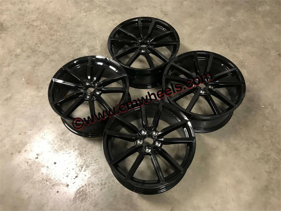 19" Golf R Pretoria Style Alloy Wheels - Gloss Black - VW Golf MK5 MK6 ...