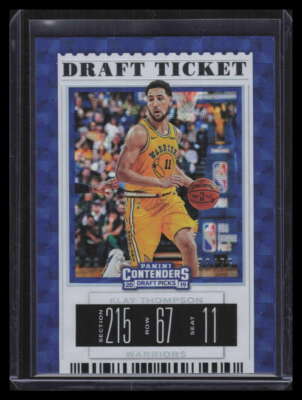 2019-20 Panini Contenders Draft Picks Draft Hyper Ticket 31 Klay ...