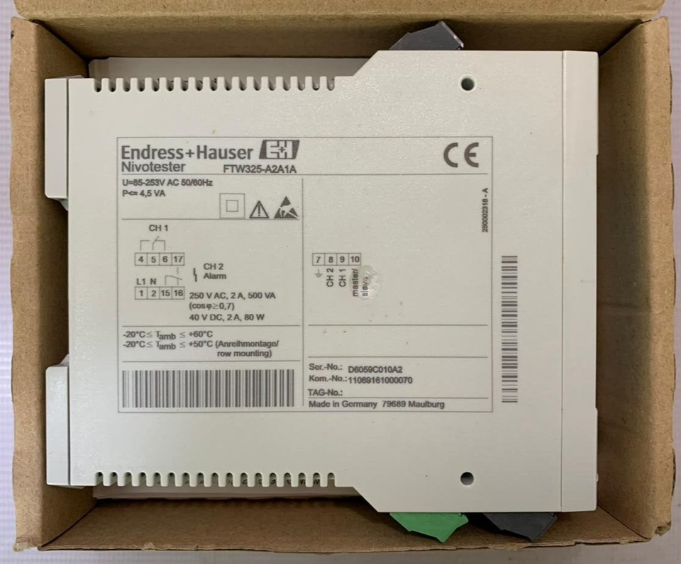 Endress+Hauser / Nivotester / Level Limit Switch / FTW325-A2A1A | eBay