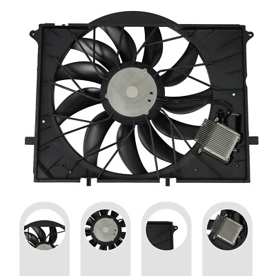 Engine Cooling Fan Assembly for Mercedes-Benz Radiator Condenser ...