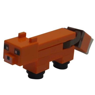 LEGO MINECRAFT FOX MINIFIGURE minefox01 NEW FROM 21162 BRICK-BUILT ...