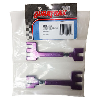 DuraTrax Aluminum Upper Suspension Arm Set - Purple - DuraTrax Warhead ...