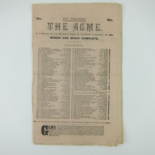 F. Trifet Catalog Sheet Music Book Product Advertising Boston MA ...