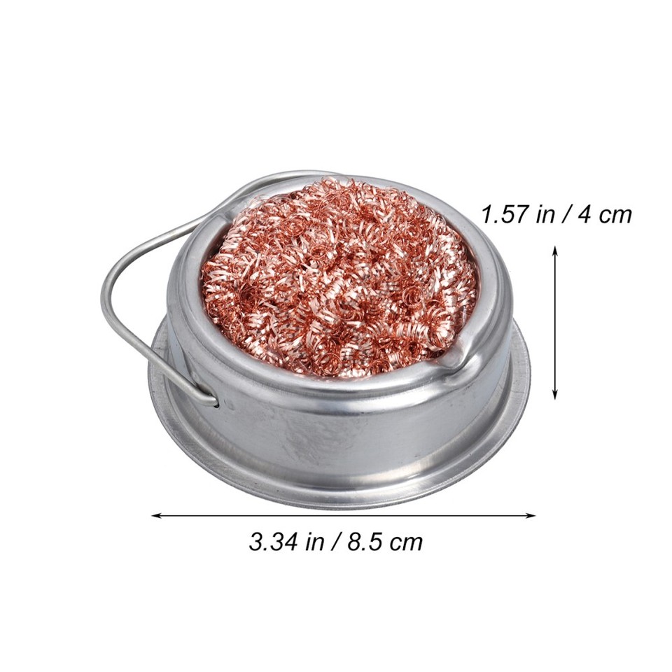 Cleaning Sieve Copper Wire Ball Brush Pipe Cleaner and Base Soldering ...