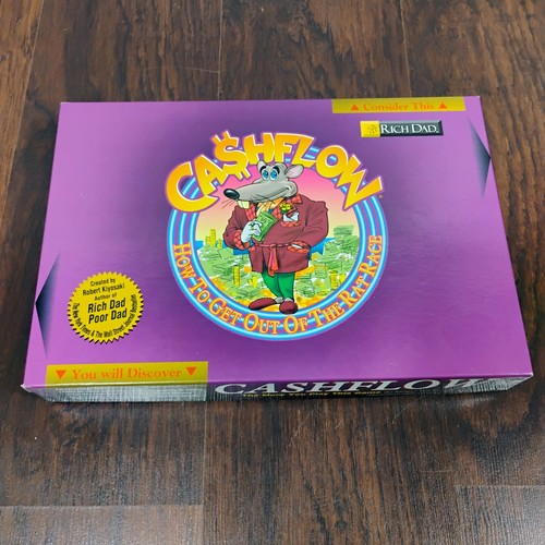 CASHFLOW 101 Rat Race Board Game Rich Dad Poor Robert Kiyosaki No ...