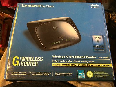 Cisco-Linksys WRT54G2 Wireless-G Broadband WiFi Router V1 4 LAN Ports ...