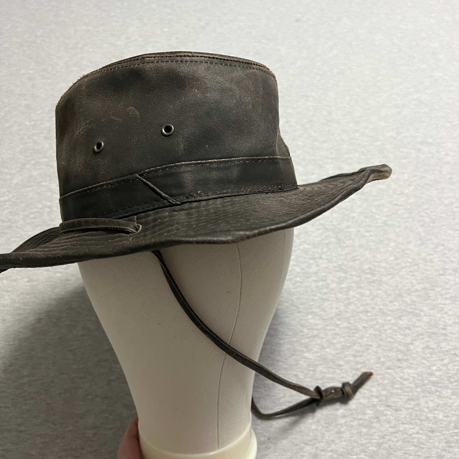 Dorfman Pacific Co. Waxed Canvas Outback Hat Mens Lar… - Gem