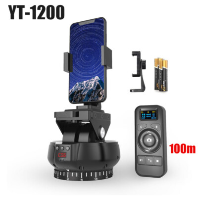 YT-1200 2.4G Remote Control Pan Tilt Auto Panoramic Head for Camera ...