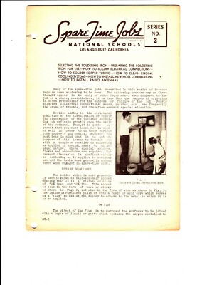 Original Spare Time Jobs Series No. 3 Special Lessons National Schools ...