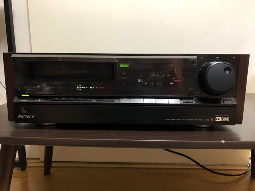 SONY EDV-9000 ED Beta Max Deck Video Cassette Recorder Operation ...