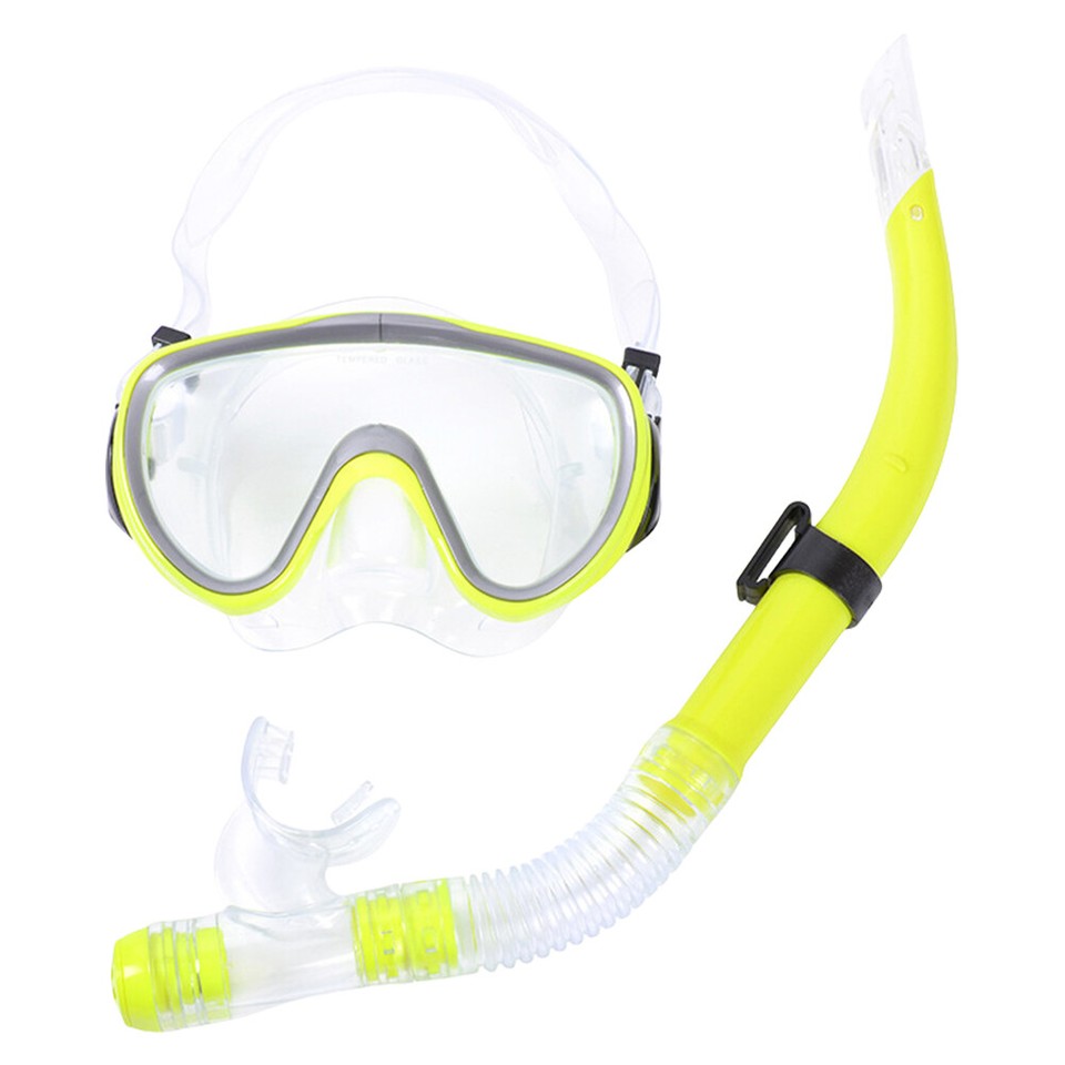 Diving Mask & Snorkel Set No Leakage Scuba Diving Mask for Swimming ...
