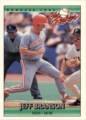 1992 Donruss The Rookies Jeff Branson RC Cincinnati Reds #13 Baseball Card | eBay