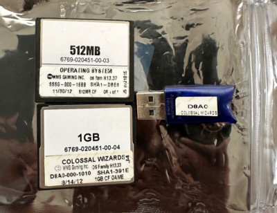 WMS WILLIAMS BB2 SLOT MACHINE SOFTWARE W/ Dongle - Colossal Wizards | eBay