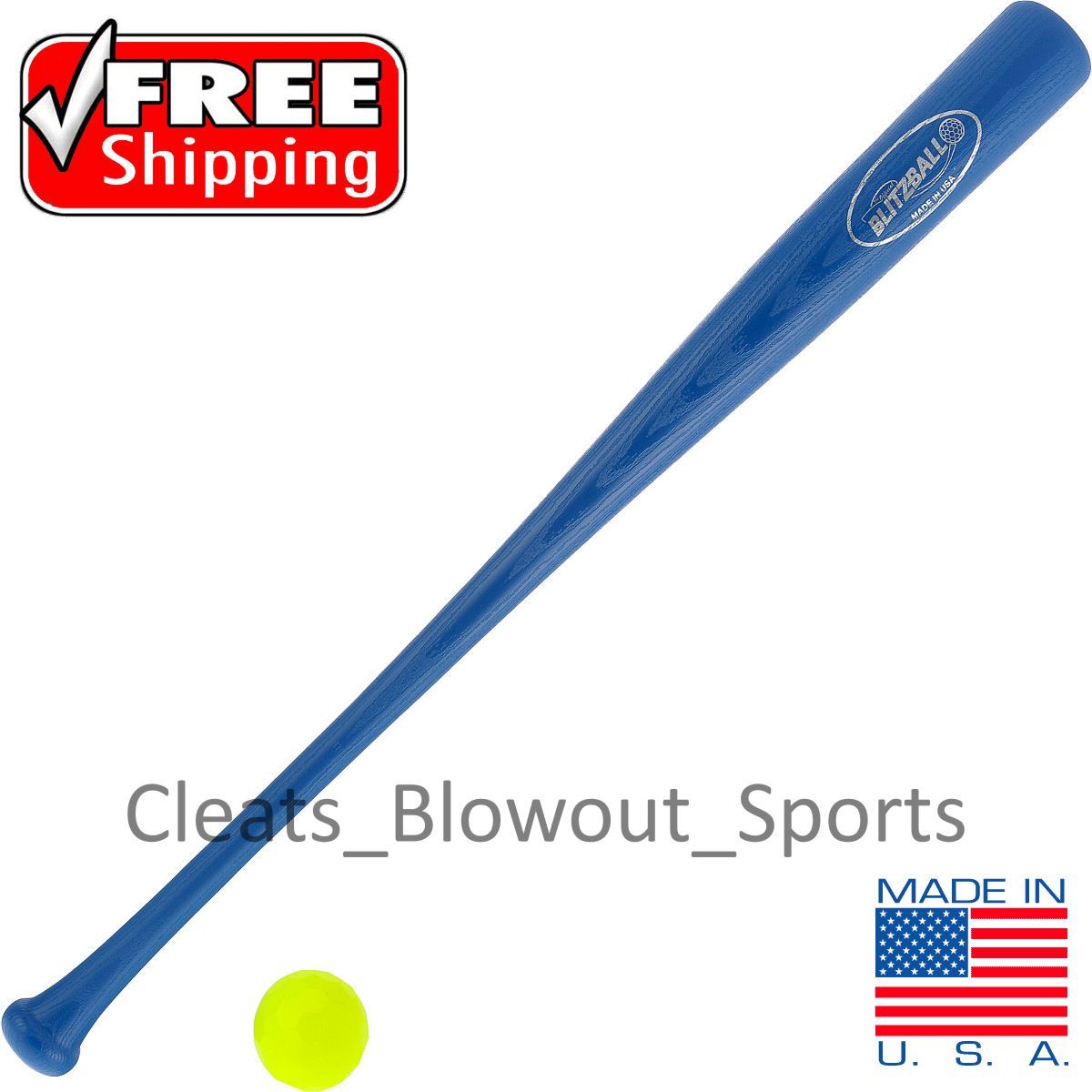 The Official BLITZBALL Ball and Bat Plastic Baseball Swerve Curve ...