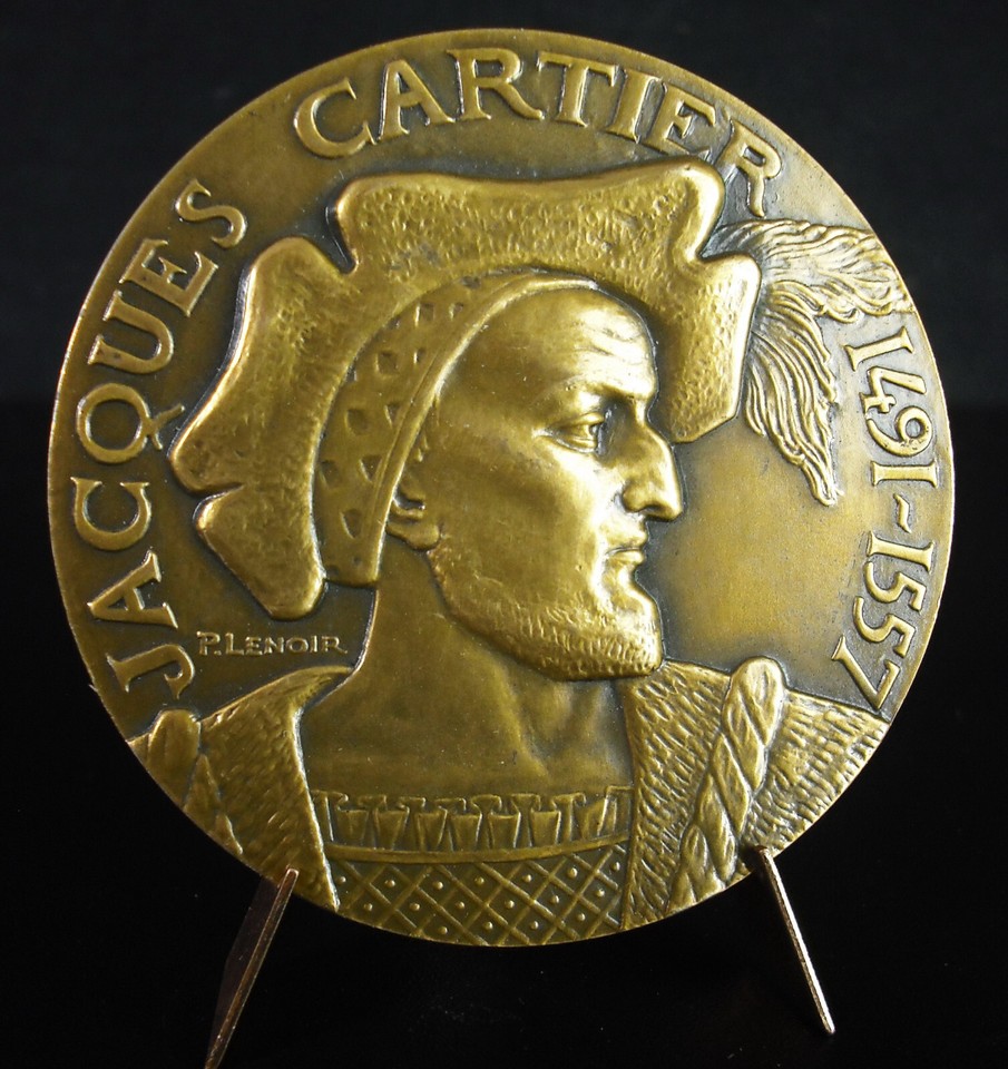 Medal Jacques Cartier Navigator/Explorer/Discovery of The Canada Saint ...