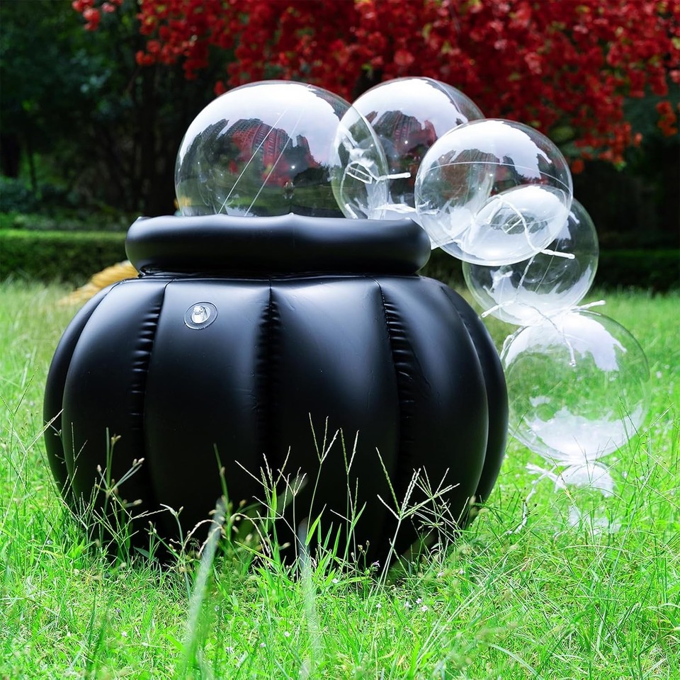Bubbling Cauldron Halloween Decor, Witches DIY Hocus Pocus Inflatables ...