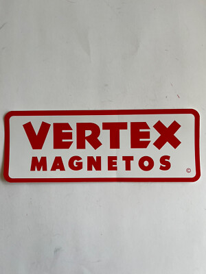 Original Vintage NOS Vertex Magnetos Sticker ~3.75x10.5” (5k) | eBay