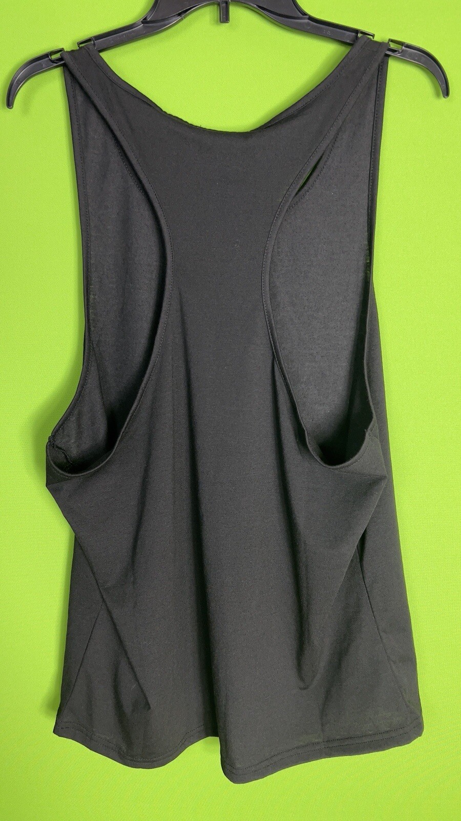 COOFANDY Men's Black & Gray Razorback Tank Top Sleeveless Tee Size M ...