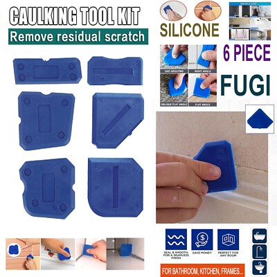 6 PIECE FUGI KIT GROUTING & SILICONE PROFILING & APPLICATOR REPLACEMENT ...