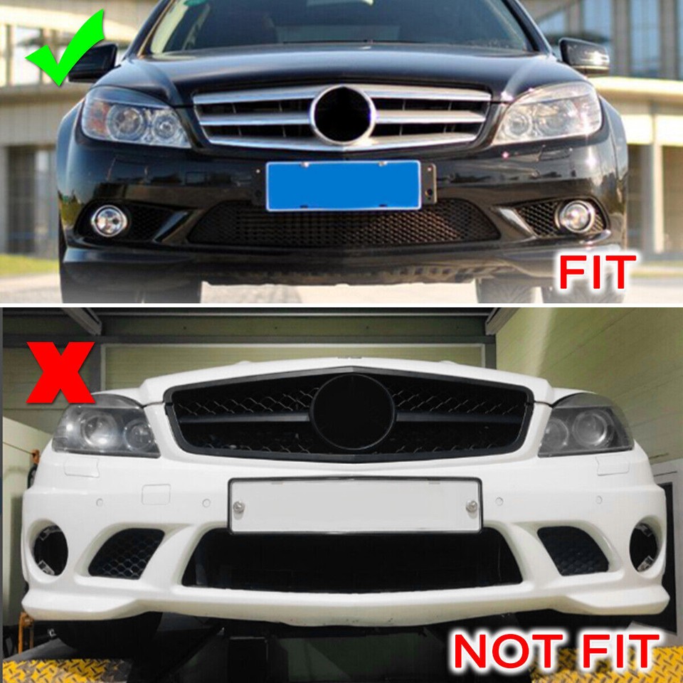 For Mercedes-Benz C-Class W204 C300/C350 AMG 2007-2011 Front Bumper ...