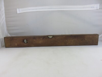 Stratton Brothers No. 1 Level Brass Bound 26" Antique 1888 Patent USA ...