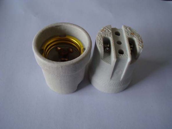 E27 ES E14 SES CERAMIC LAMPHOLDER LED CFL BULB LAMP LIGHT SOCKET BASE ...