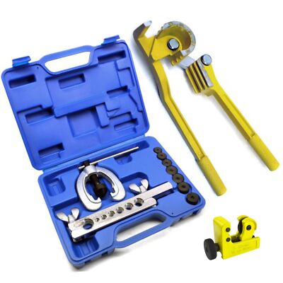 Brake Fuel Pipe Tube Repair Set Metric Flaring Kit Mini Bender & Tube ...