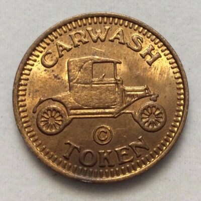 Vintage Car Wash Token No Cash Value Estate Find Exact Token Shown | eBay
