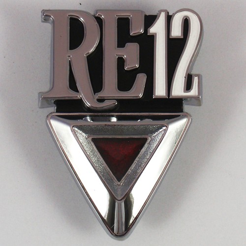 RE12 metal boot badge chrome, New for Mazda RX3 RE-12 Rotary Coupe ...