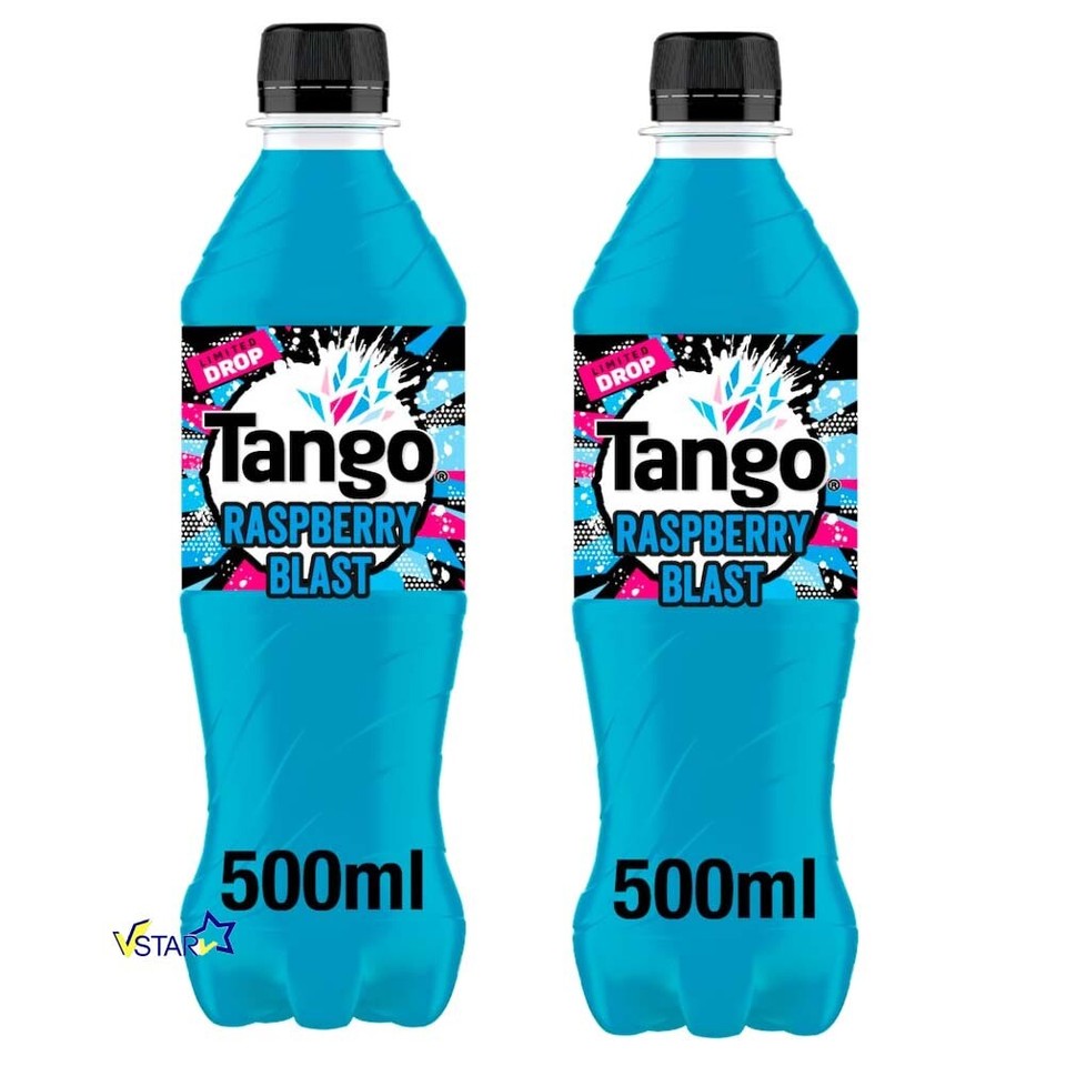 Tango Blast Cherry & Raspberry Bottle 500ml Perfect Summer Soft Drink ...