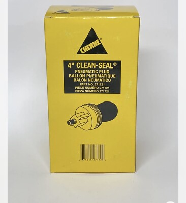 Cherne 4" Inch Clean-Seal Pneumatic Rubber Plug 271721 NEW (ALL 4) | eBay