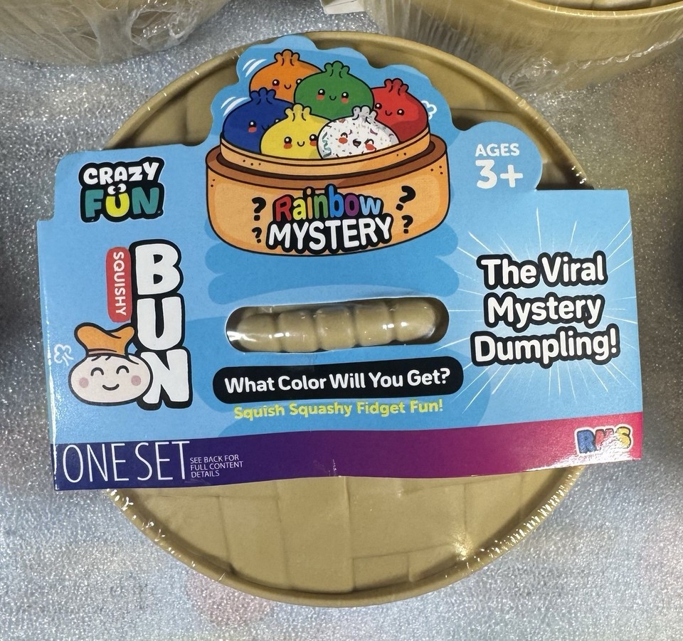 Squishy Bun Rainbow Mystery Dumpling! Viral - New in Unopened Basket | eBay
