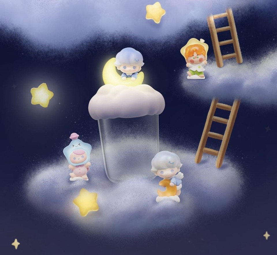 Pop Bean Light Up The Night Sky Series Pop Bean Bottle Mini Figures ...